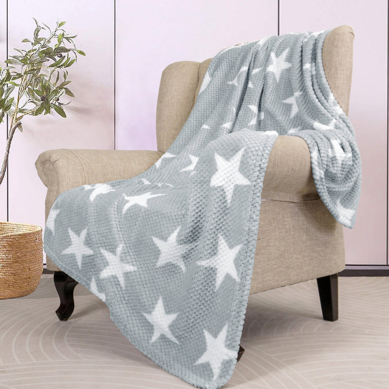 Home Soft Things Star Flannel Throw & Reviews | Wayfair