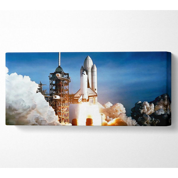 Ebern Designs Space Shuttle Take Off - Wrapped Canvas Art Prints ...