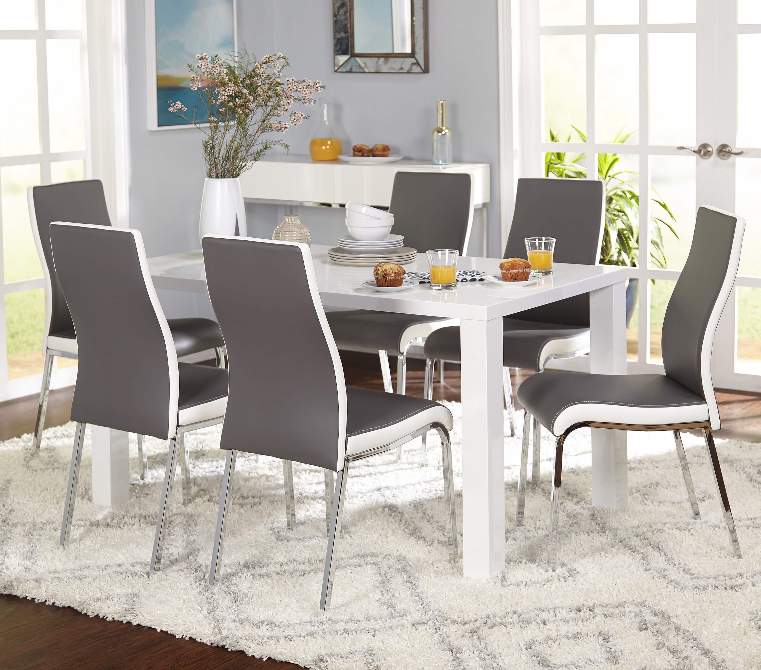 Orren Ellis Matteoli 7 - Piece Dining Set & Reviews - Wayfair Canada