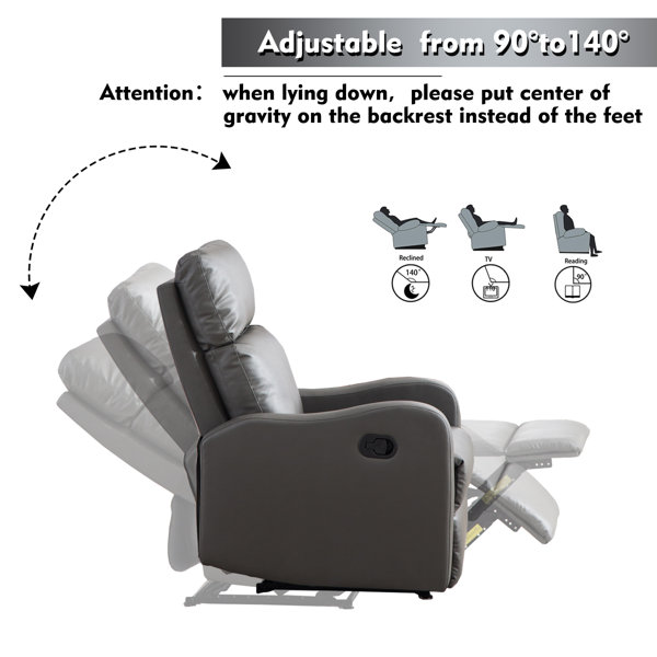 Latitude Run® Daxxton 29.5" Wide Manual Ergonomic Recliner | Wayfair
