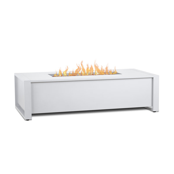 Real Flame KEENAN 14.5" H x 52" W Aluminum Propane Outdoor Fire Pit ...