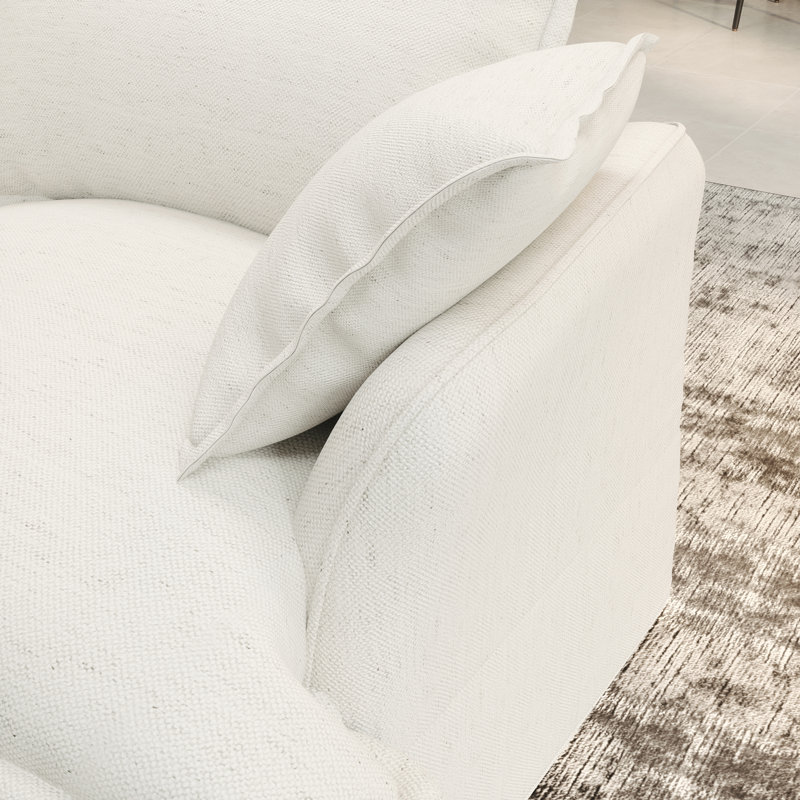 Hokku Designs Rilana 146.6'' Upholstered Sofa Modular Sectional Sofa U ...