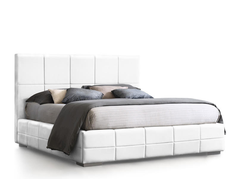 Latitude Run® Clio Solid + Manufactured Wood Platform Bed, Upholstered ...