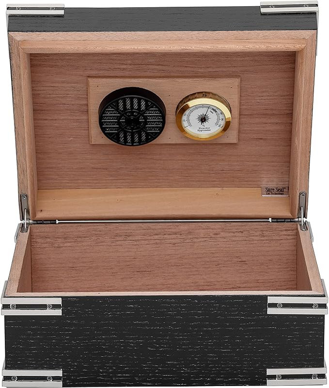 Red Barrel Studio® Brynzlee Wood Cigar Humidor | Wayfair