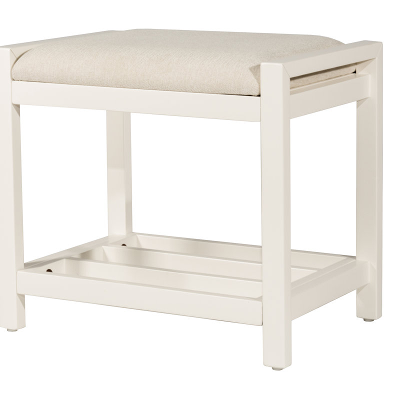 Highland Dunes Solid + Manufactured Wood Accent Stool & Reviews | Wayfair