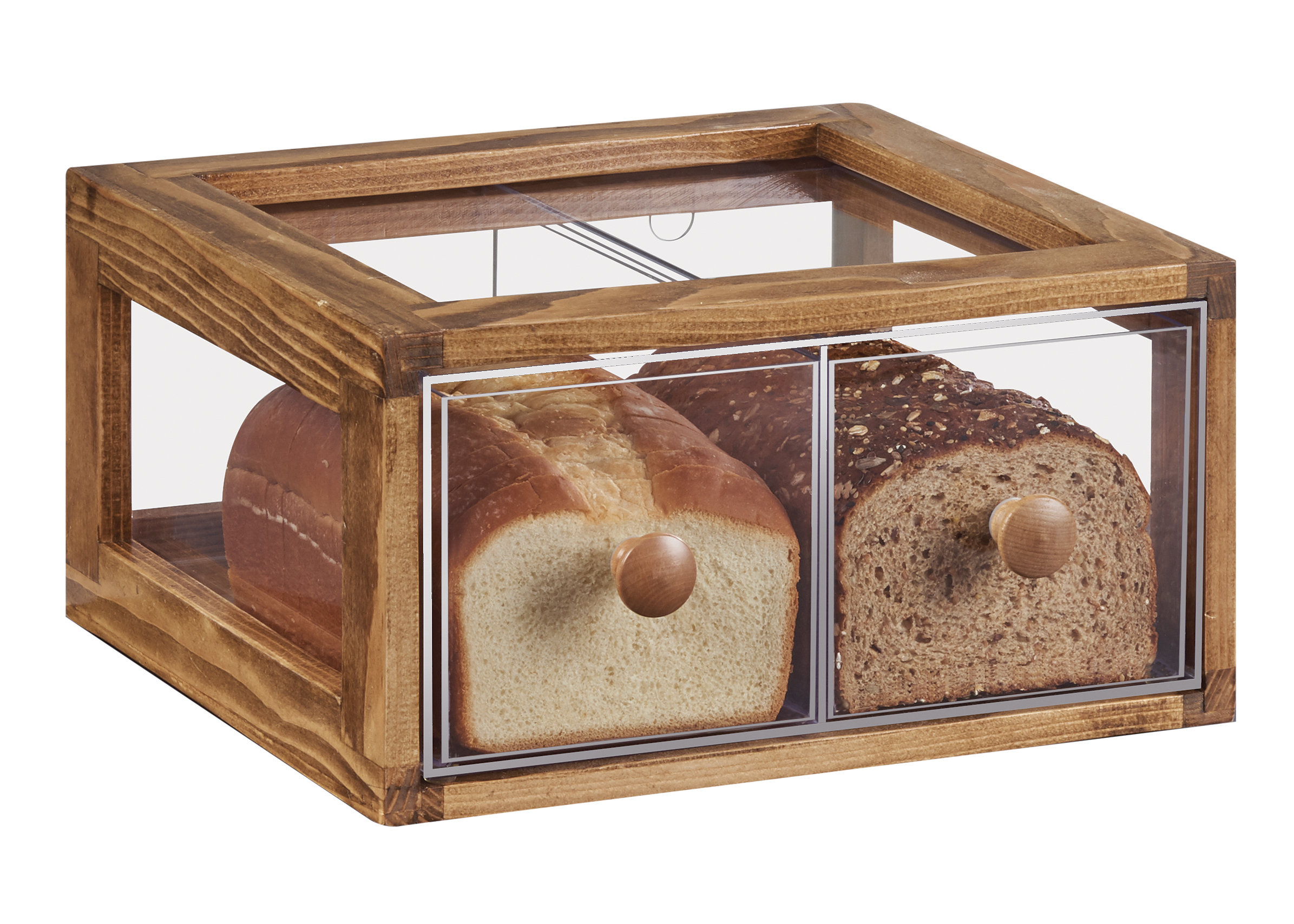 Cal-Mil Madera 2 Bin Bread Drawer "& Reviews" | Wayfair