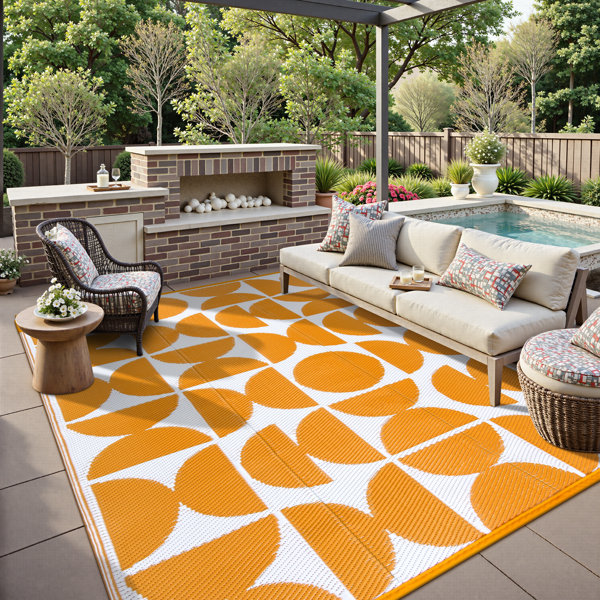 George Oliver Durable PP Mat for Outdoor Use Area Rug Perfect for ...