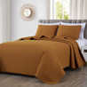 Chezmoi Collection Solid Color Cotton Quilt Standard Cotton 3 Piece ...