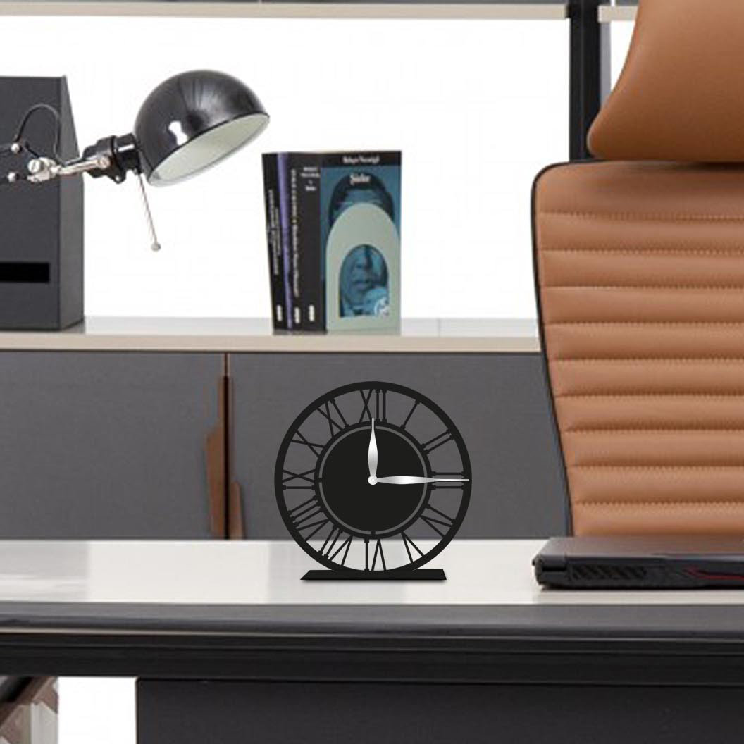 East Urban Home Analog Tabletop Clock | Wayfair