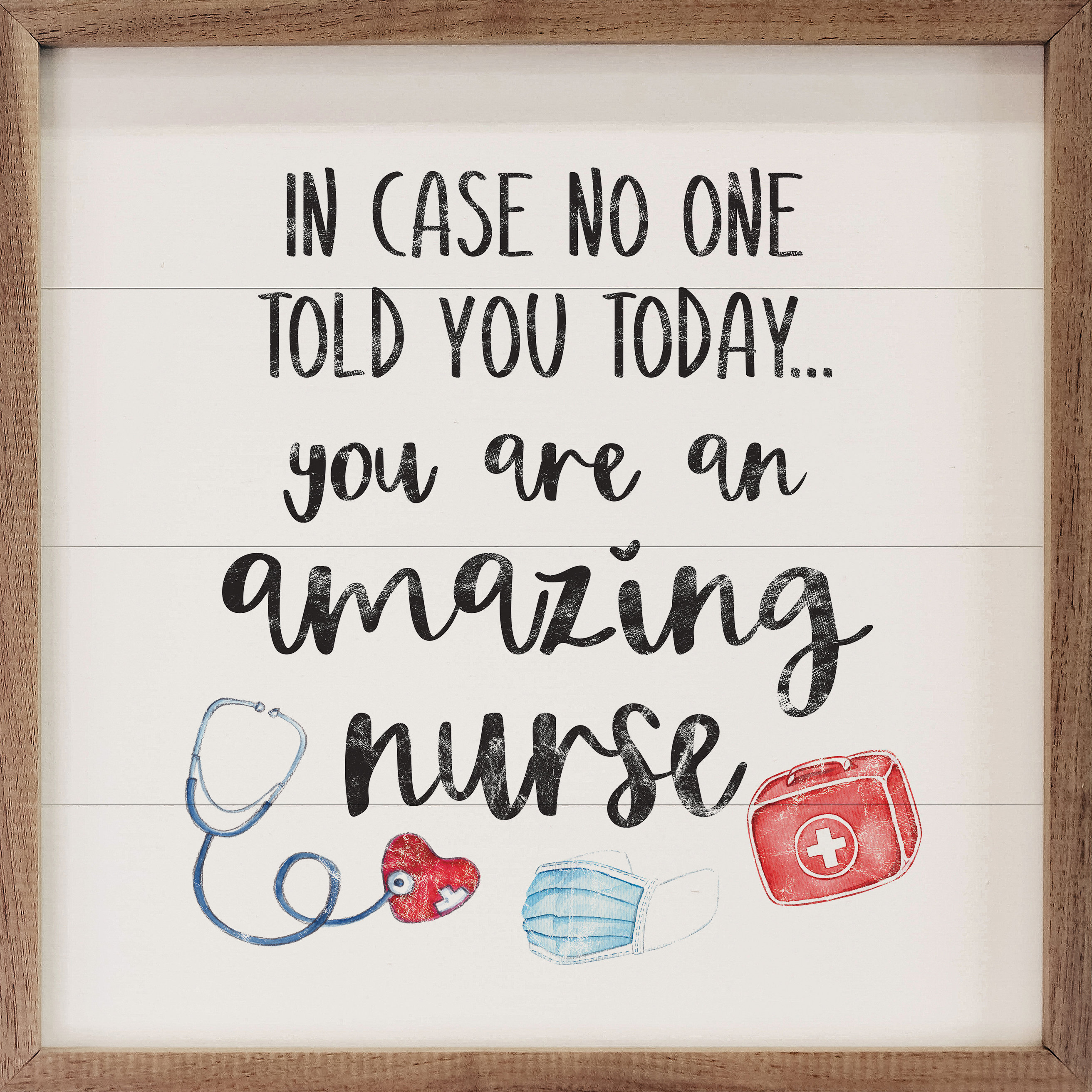 Trinx Amazing Nurse White | Wayfair