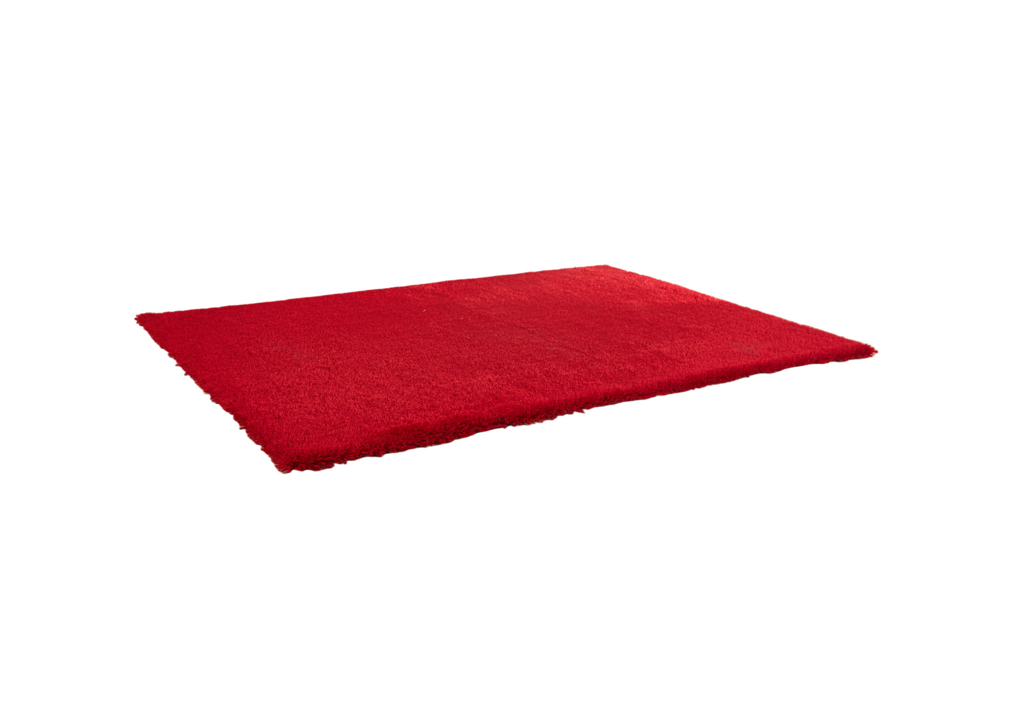 Latitude Run® Claudino 5' x 7' Red Shag Hand Tufted Area Rug | Wayfair