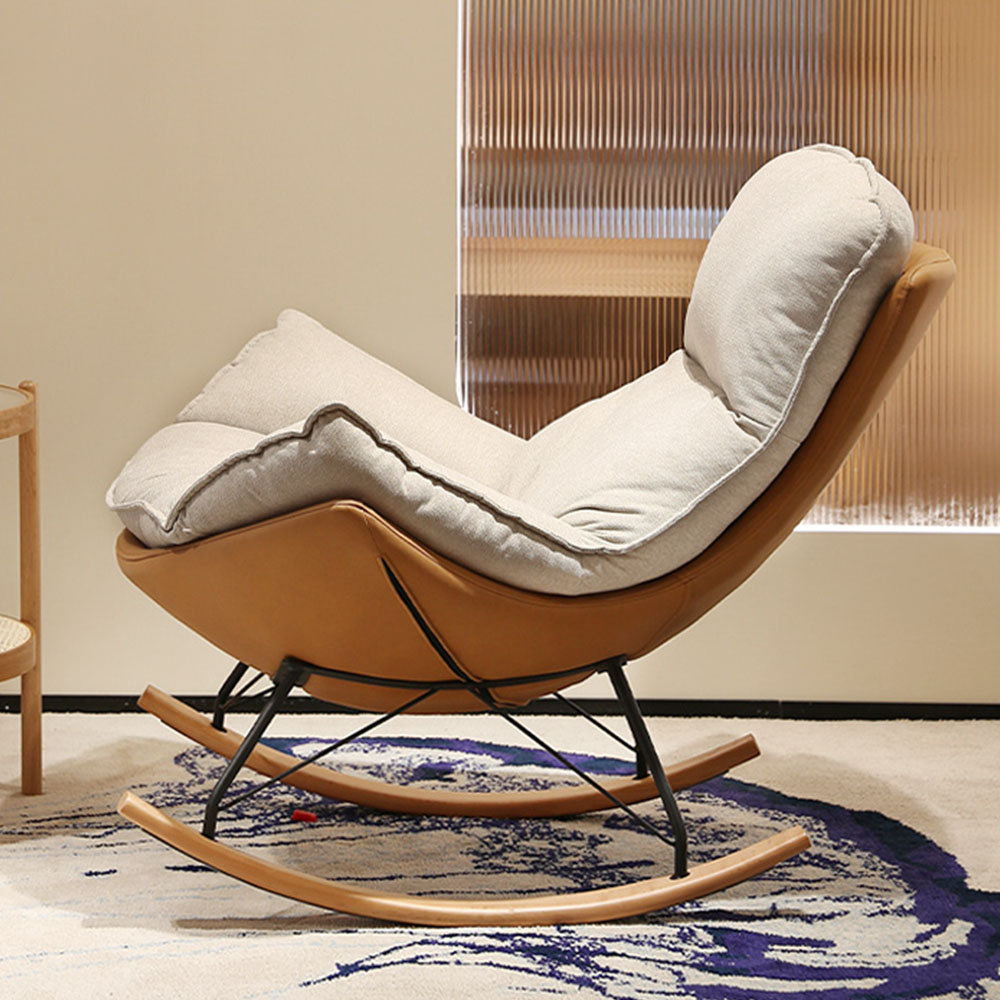 Comfort Zone Furniture.e Fashion Casual Down Simple Home Rocking Chair ...
