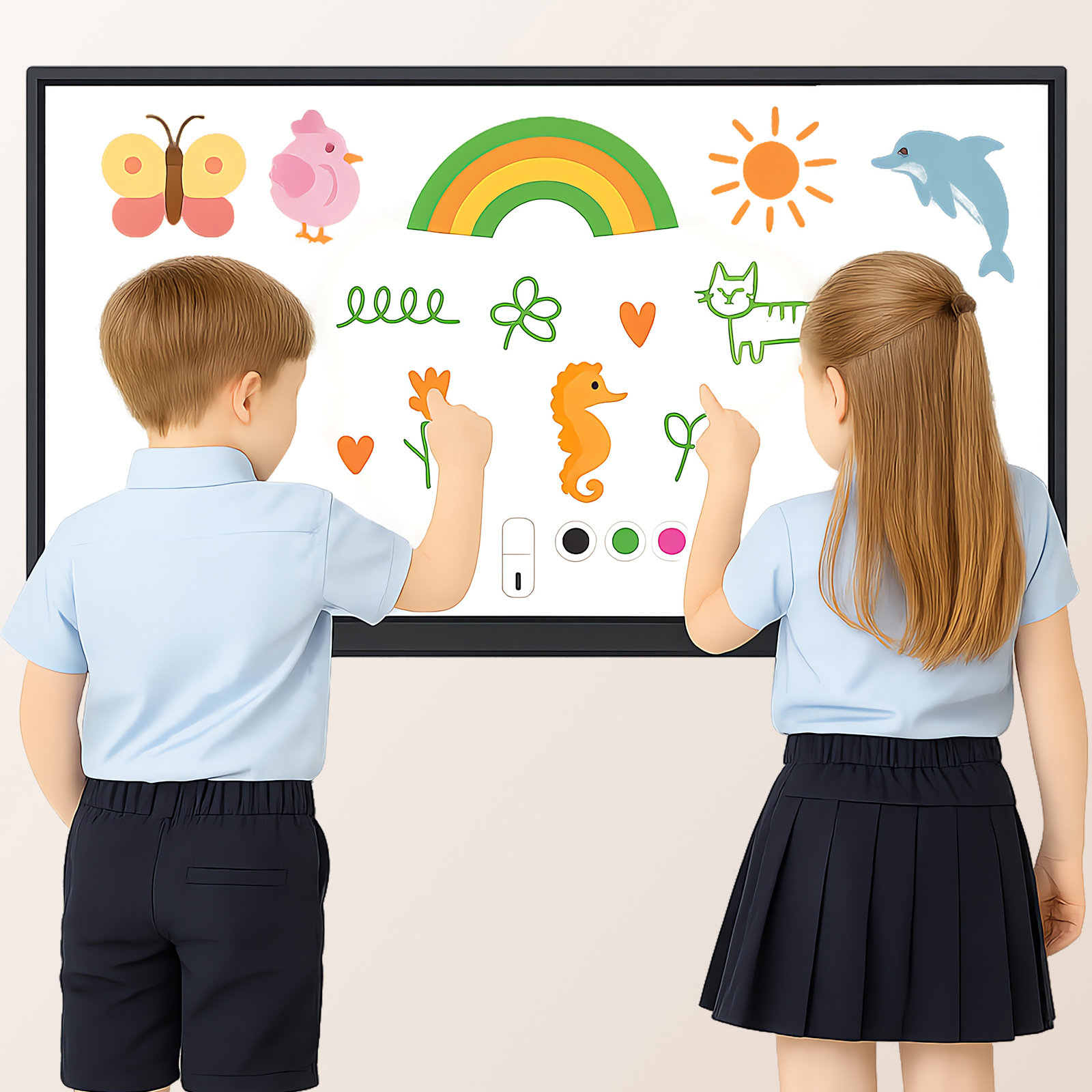 JYXCN 4K Smart Board 49 Inch Interactive All-in-One Computer, Touch ...