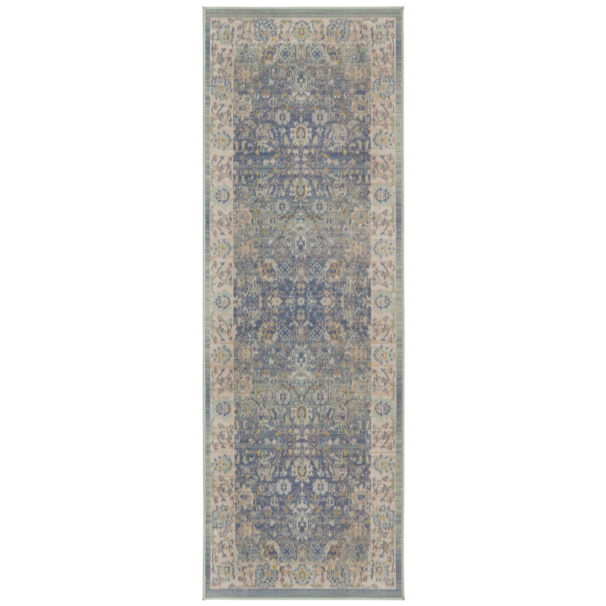 Bungalow Rose Traditional Matthei Area Rug Sky Color | Wayfair