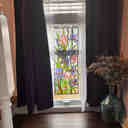 August Grove® Iris Window Panel "& Reviews" | Wayfair