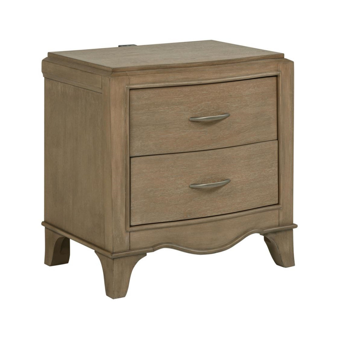 Andrew Home Studio Helena 2-drawer Nightstand With Usb Port | Wayfair