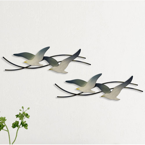 Dovecove 2 Piece Seagulls Wall Décor Set | Wayfair