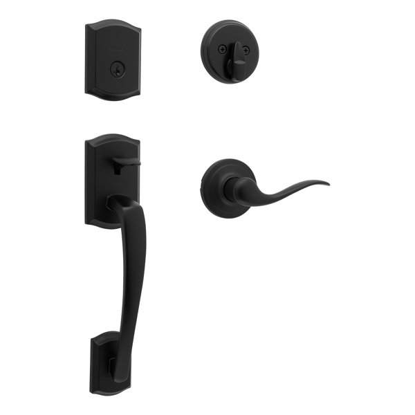 Weiser Prescott Entry Handleset And Toluca Interior Lever With Smartkey ...