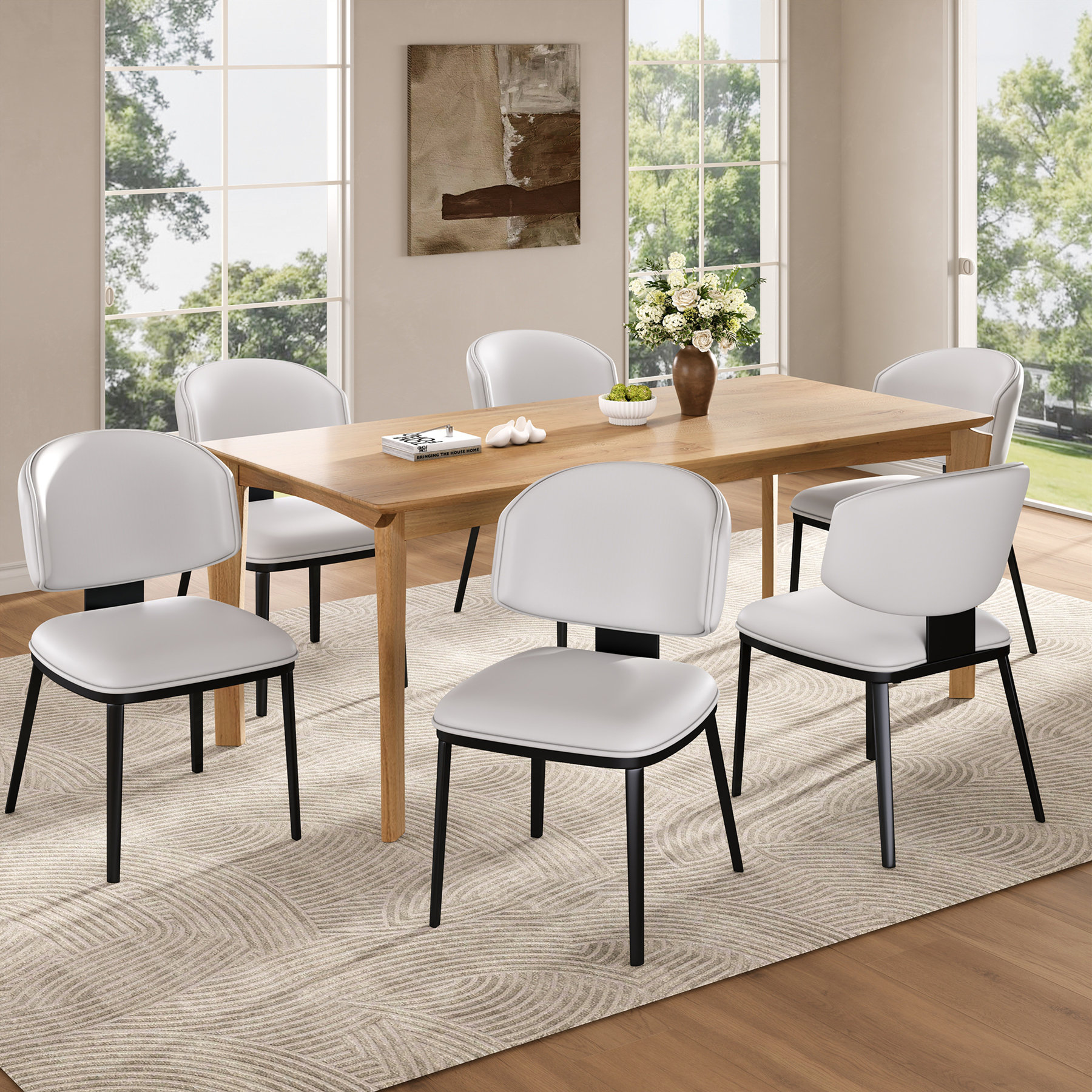 Corrigan Studio 7 Pieces Modern Dining Set - Wayfair Canada