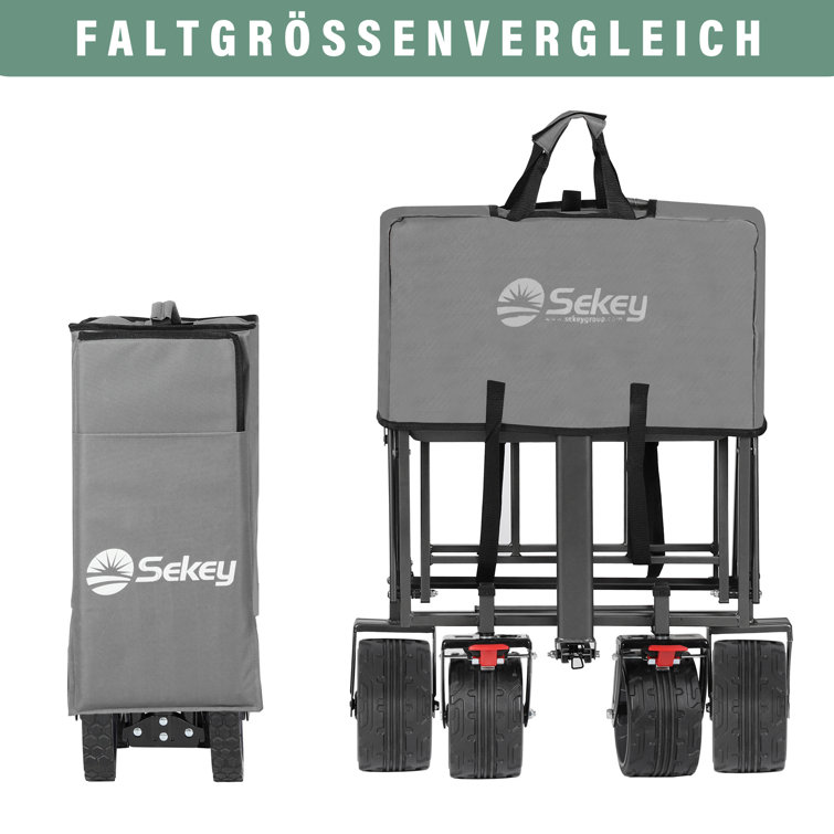 Sekey 16cm H x 55cm W x 68cm D 200Kg Platform Trolley | Wayfair.co.uk