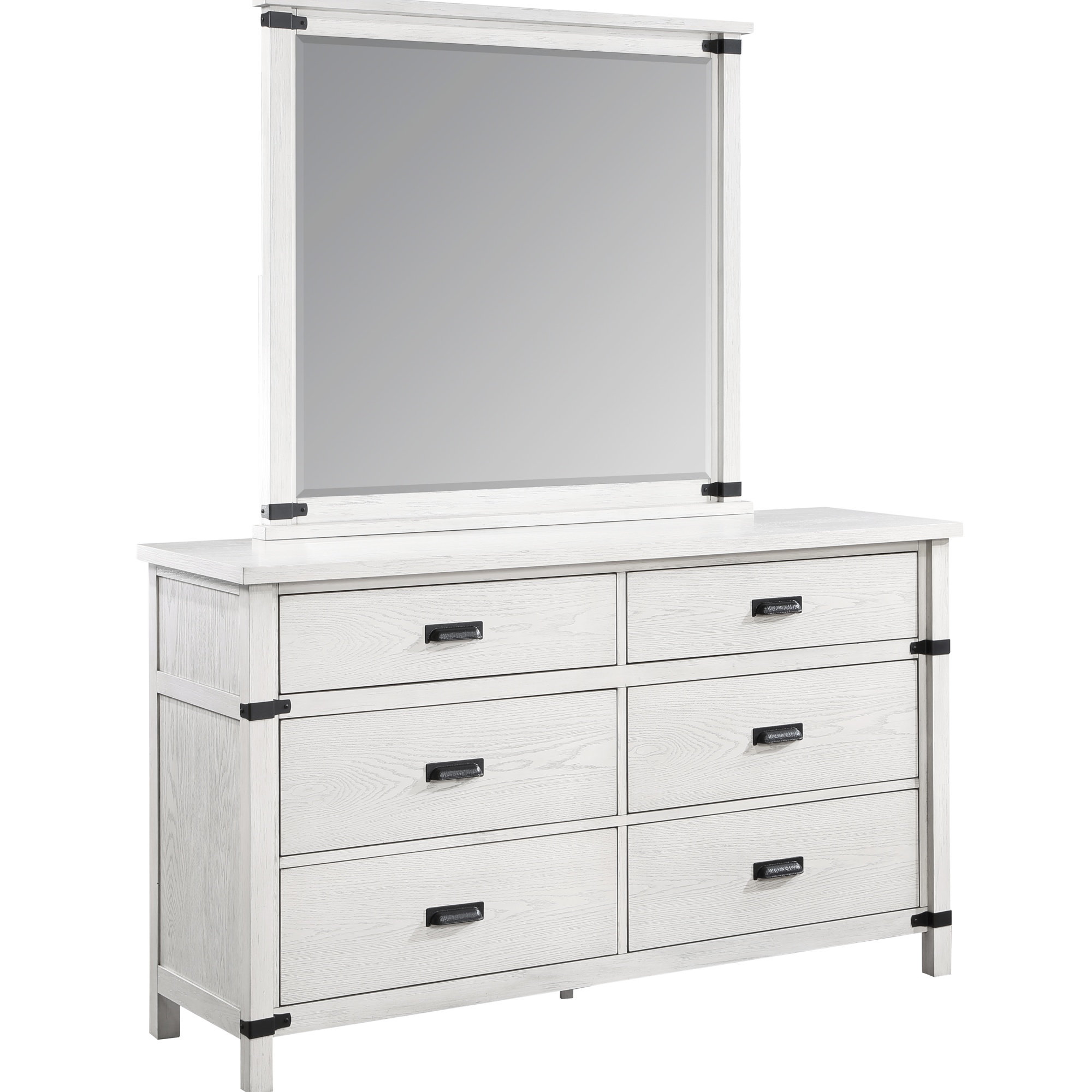 Latitude Run® Loretta Modern Style Mirror Made With Wood | Wayfair