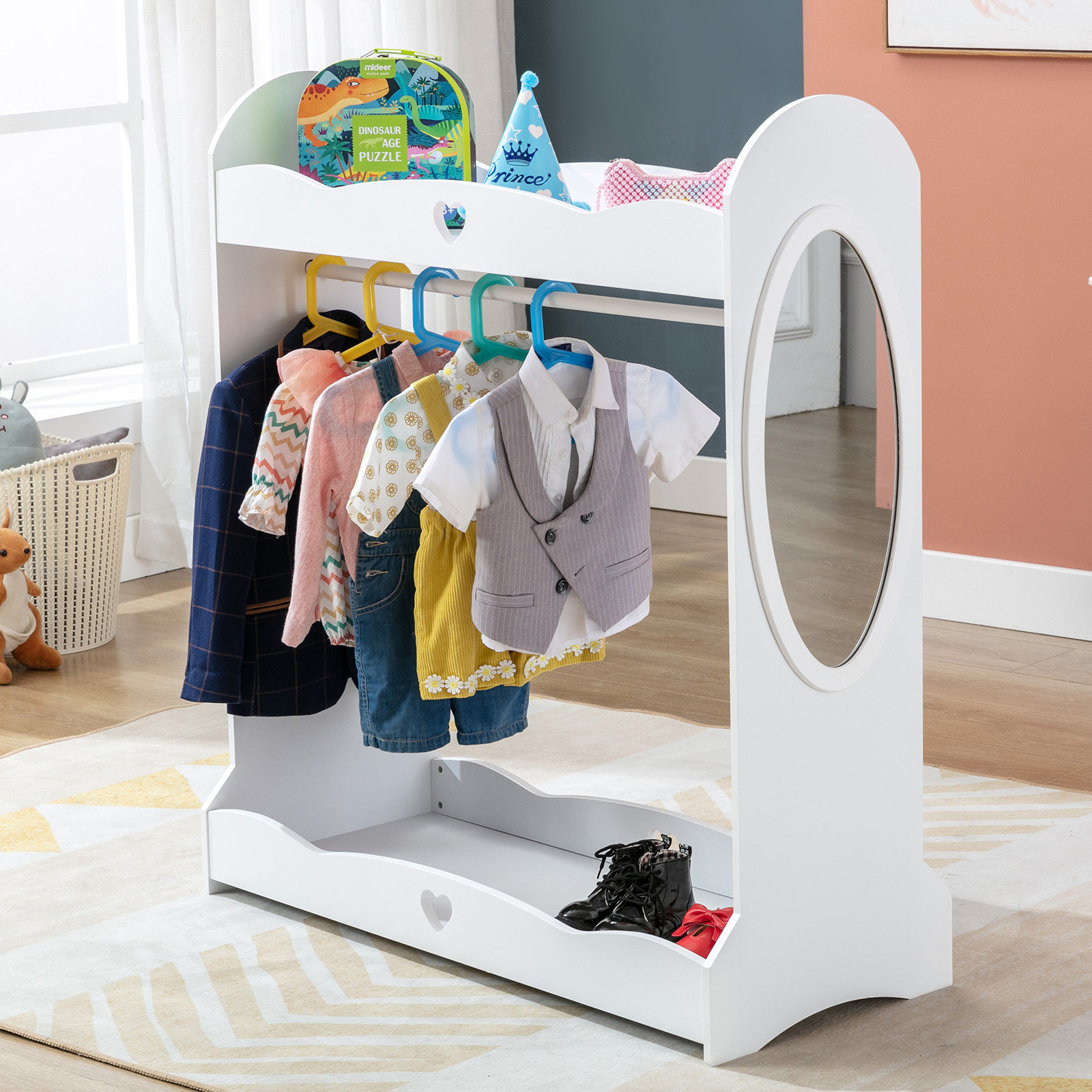 Zoomie Kids Alanieta 37.3 Wide Airmoire | Wayfair