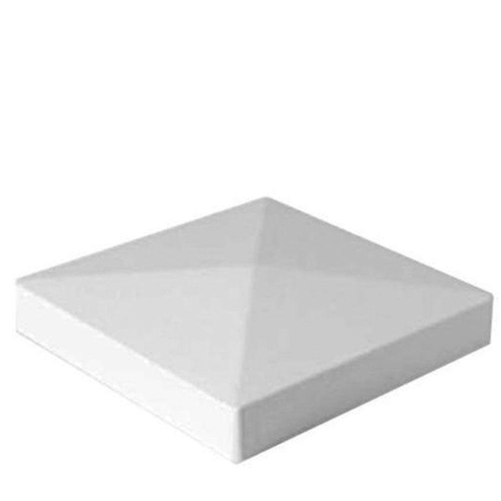 Barrette Outdoor Living White Vinyl Post Cap for Posts | Wayfair