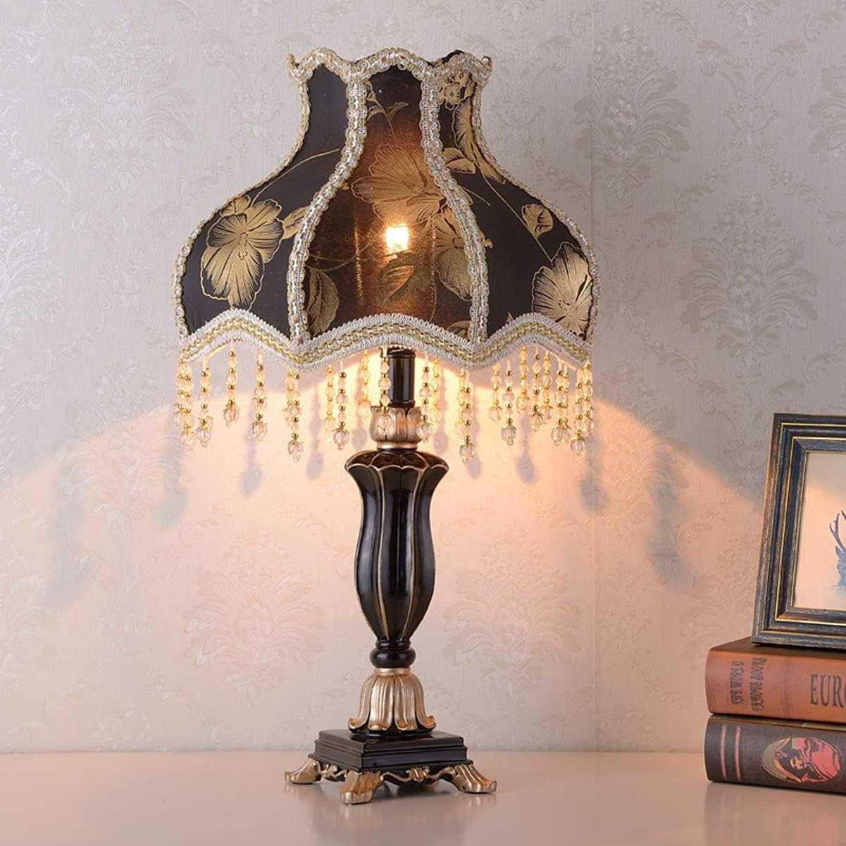 Bloomsbury Market European Style Table Lamp With Handmade Fabric ...