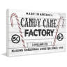 Ivy Bronx 'Candy Cane Factory' Oil Painting Print on Wood | Wayfair