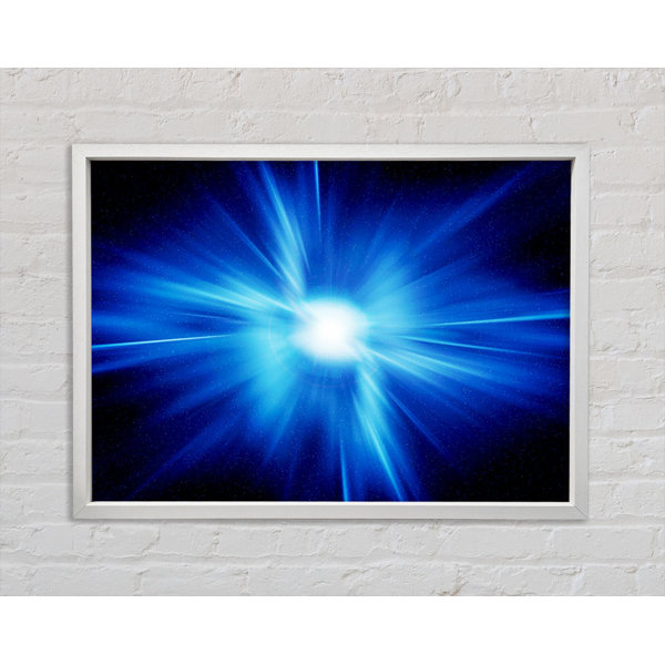 Bright Star Exploding Star - Single Picture Frame Print on Canvas ...