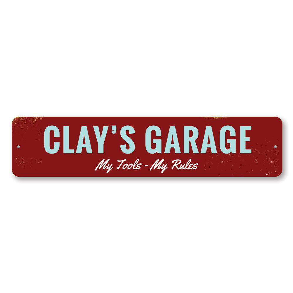 Lizton Sign Shop, Inc My Tools My Rules Custom Aluminum Sign | Wayfair