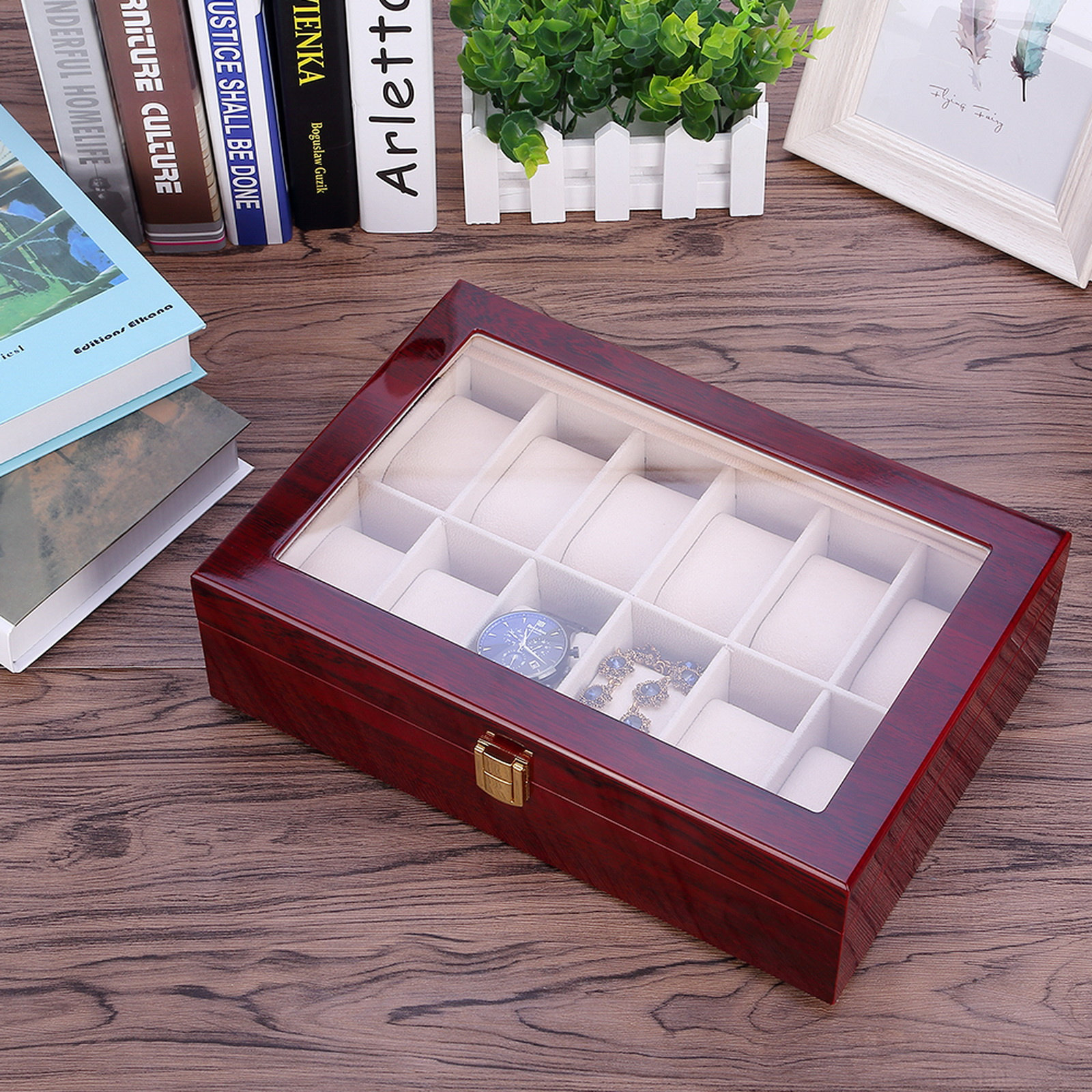 Latitude Run® 12 Slots Watch Box - Wayfair Canada