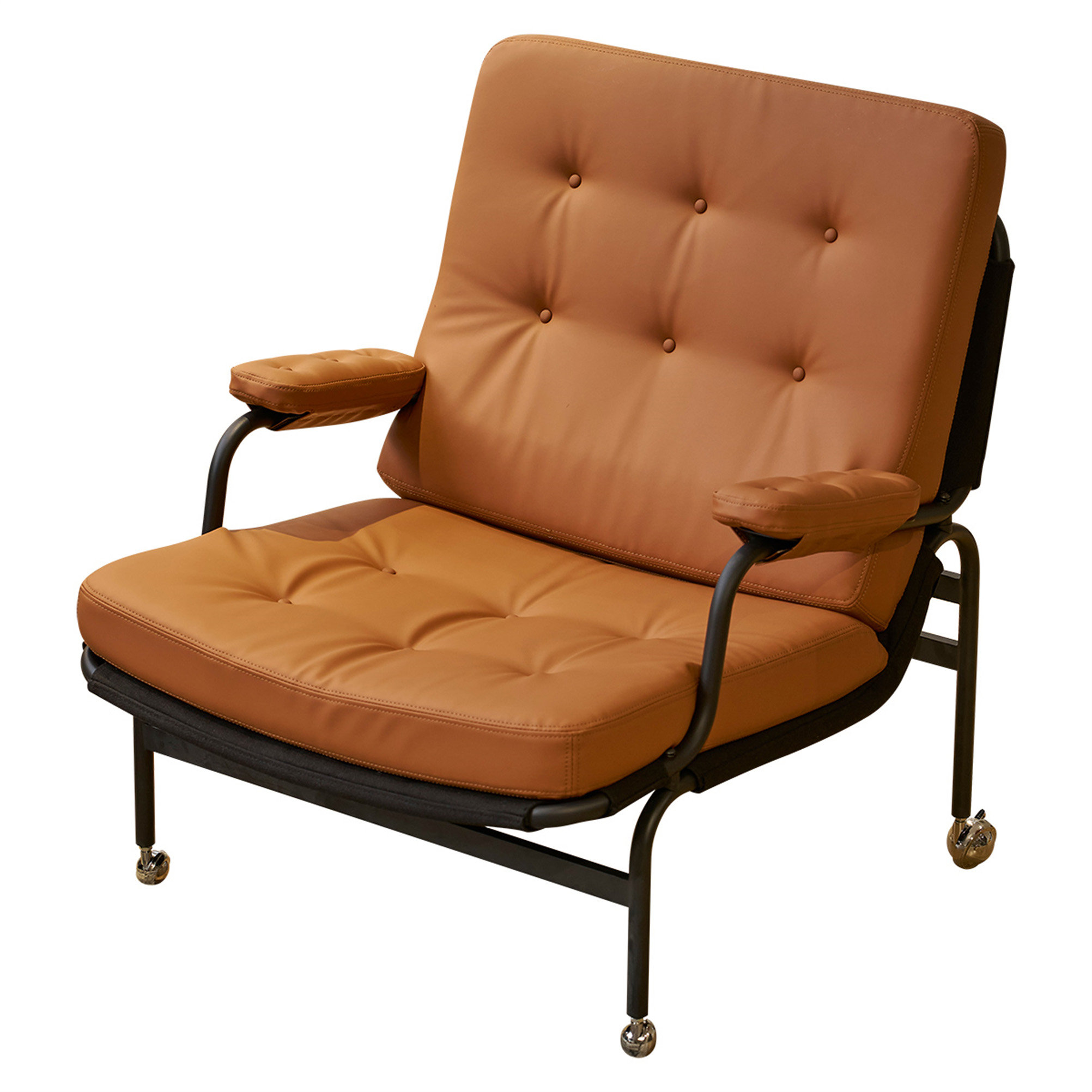 17 Stories Beltik Faux Leather Armchair | Wayfair