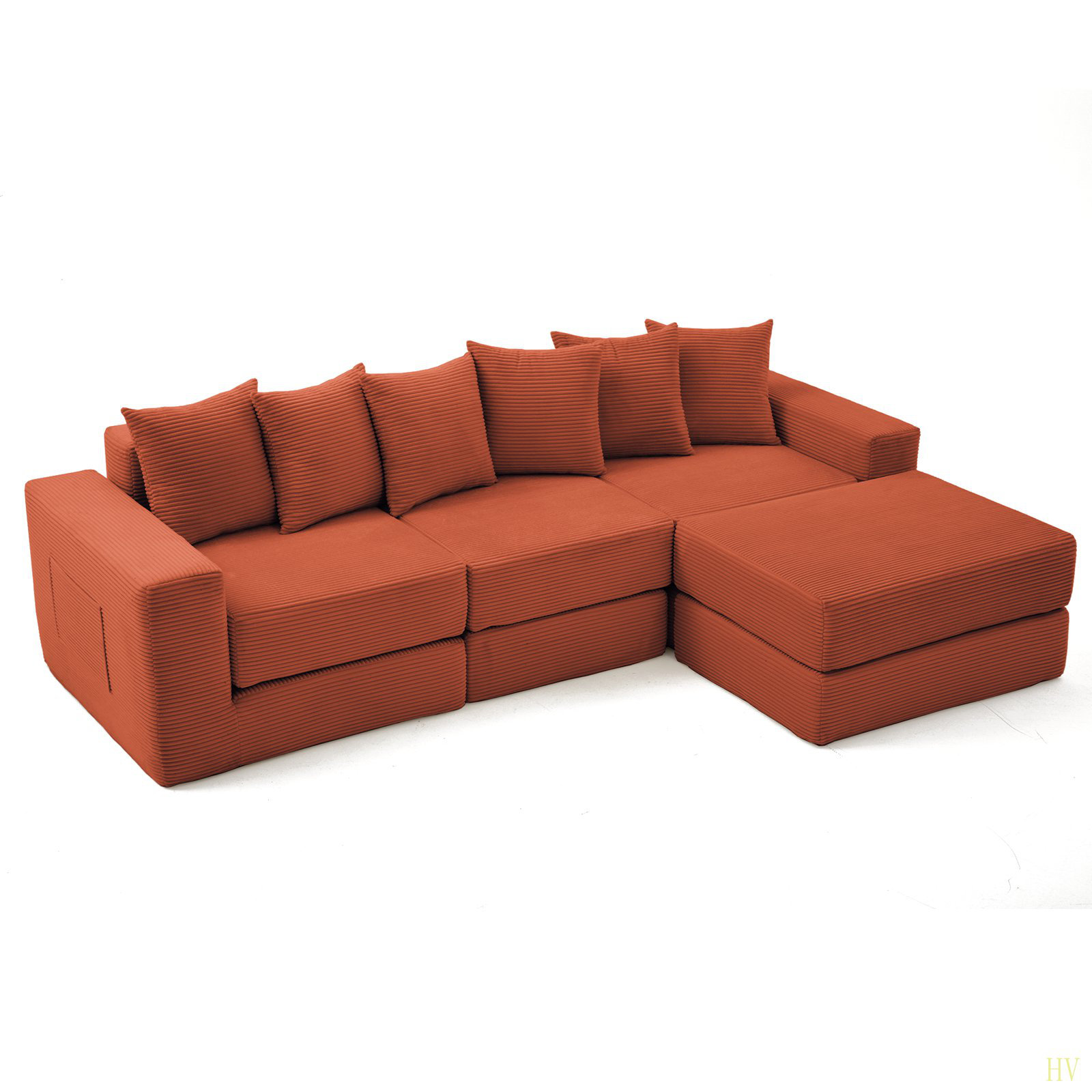 Ivy Bronx 10-In-1 Convertible Sofa Sectional ,Corner Couch ...