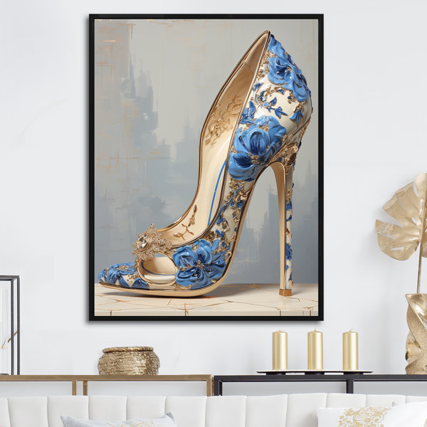 House of Hampton® Chic Fashion Heel I - Fashion High Heels Wall Art ...
