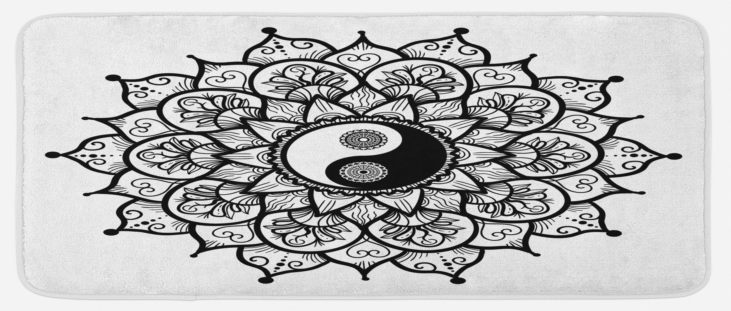 East Urban Home Ying Yang Kitchen Mat | Wayfair