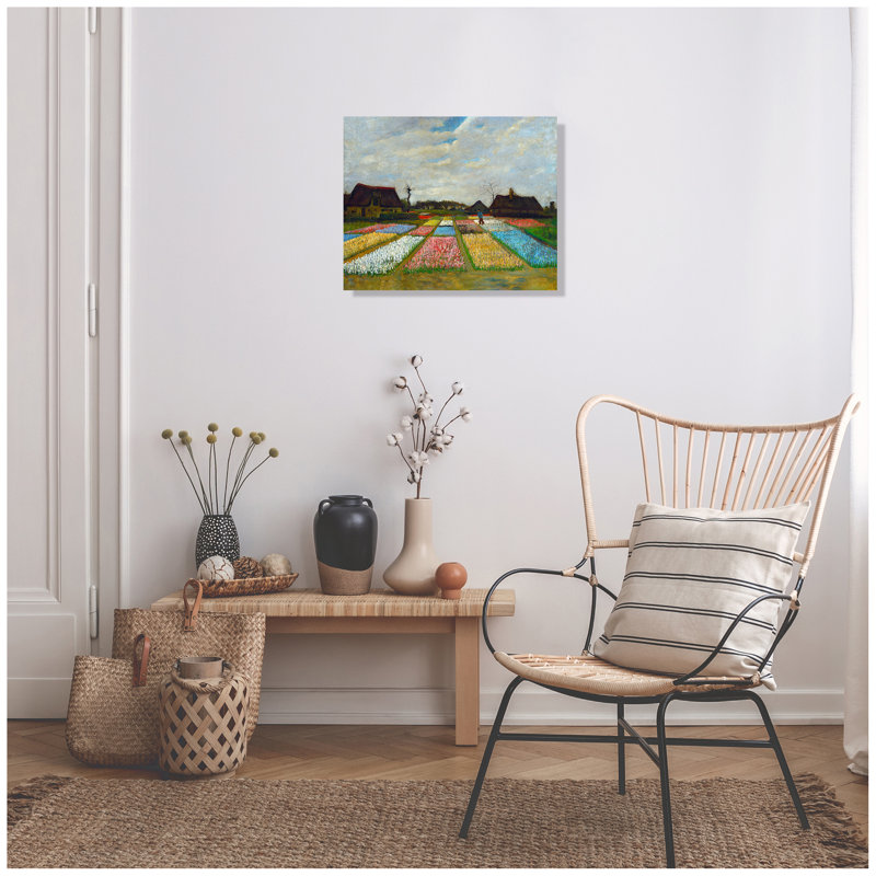 Vault W Artwork Bulb Fields by Vincent Van Gogh - Print on Canvas | Wayfair