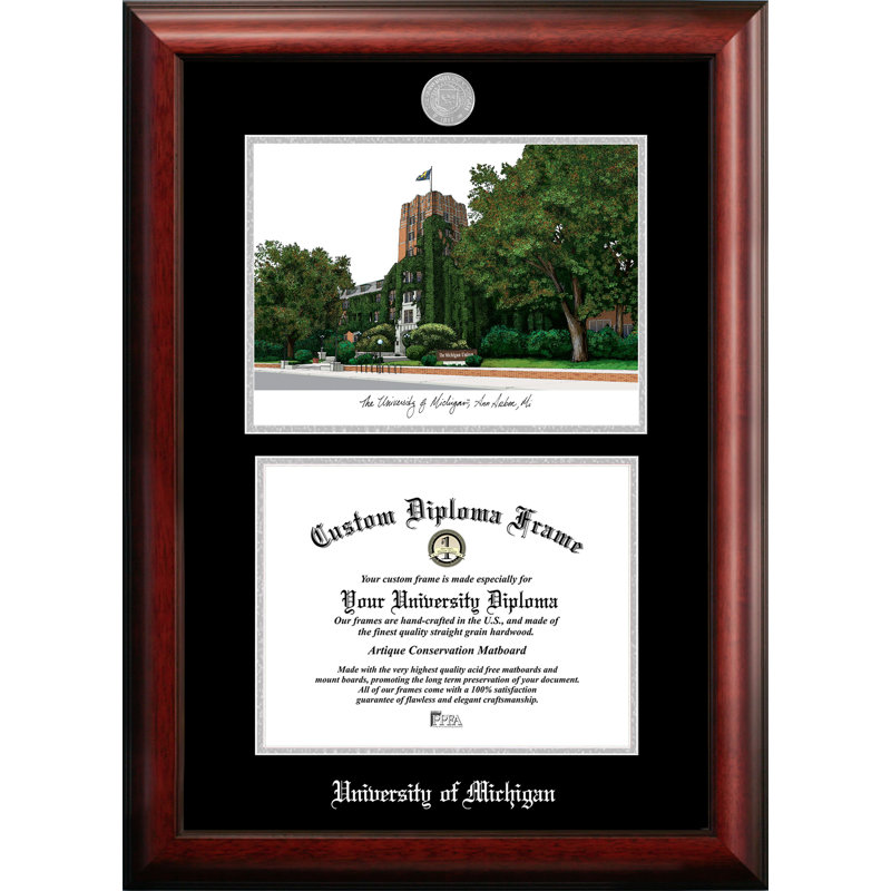 Campus Images University of Michigan Picture Frame | Wayfair