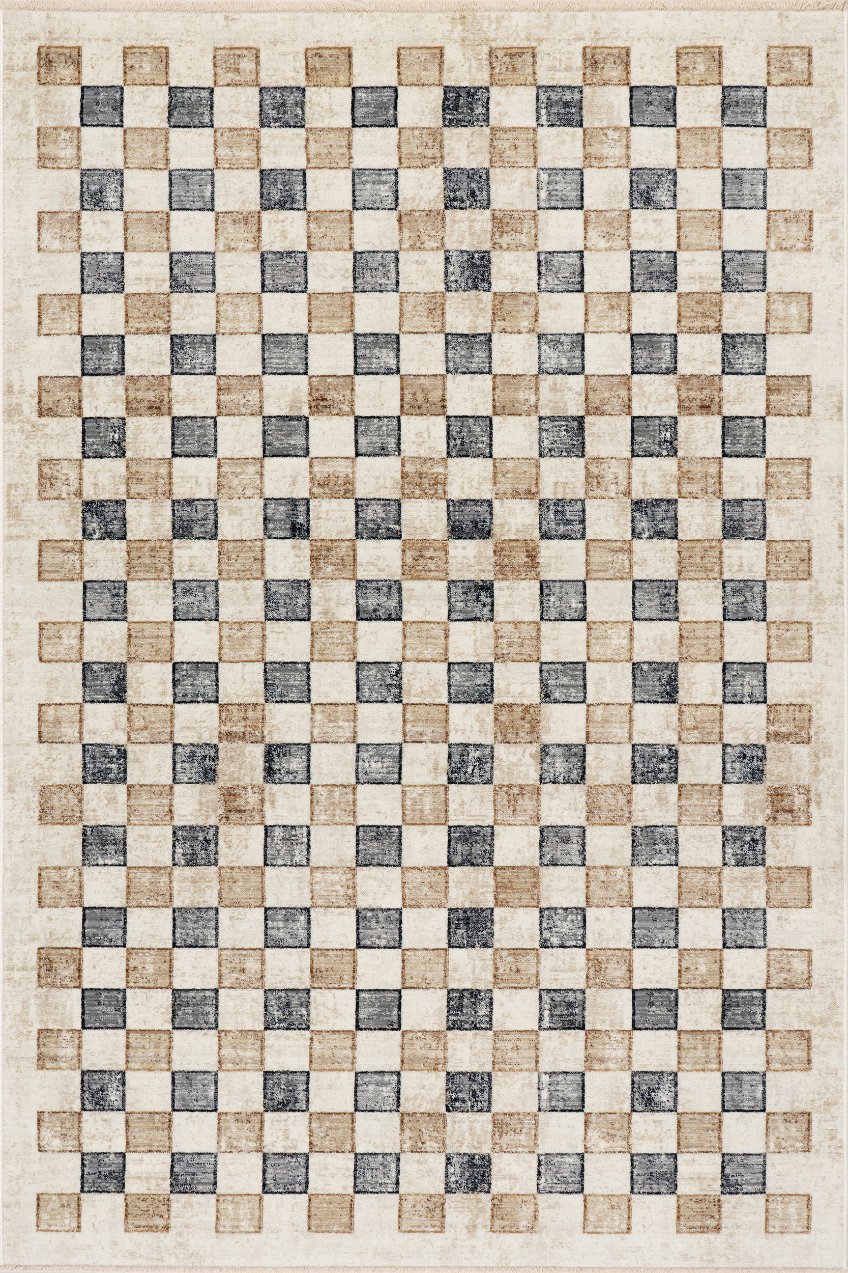 Latitude Run® Virelle Modern Checkered Area Rug | Wayfair