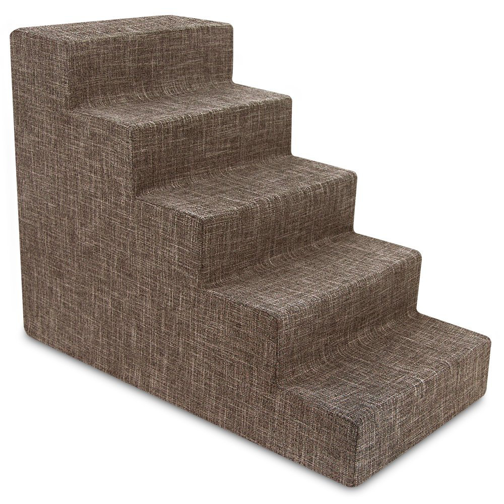 Best Pet Supplies Dog Stairs, Foam Steps for Small Dogs, Non-Slip Ramp ...