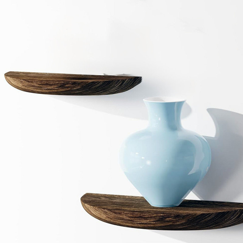 Loon Peak Half Round Floating Wall Shelves,Elegant Floating Shelves ...