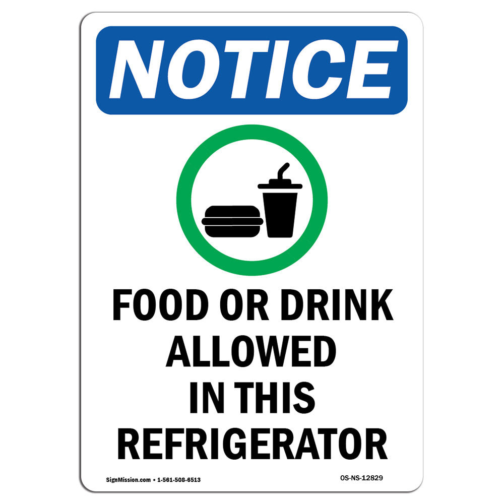 SignMission Food or Drink Allowed Sign with Symbol | Wayfair