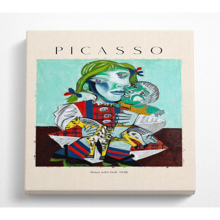 ClassicLiving Maya With Doll, 1938 by Pablo Picasso - Wrapped Canvas ...