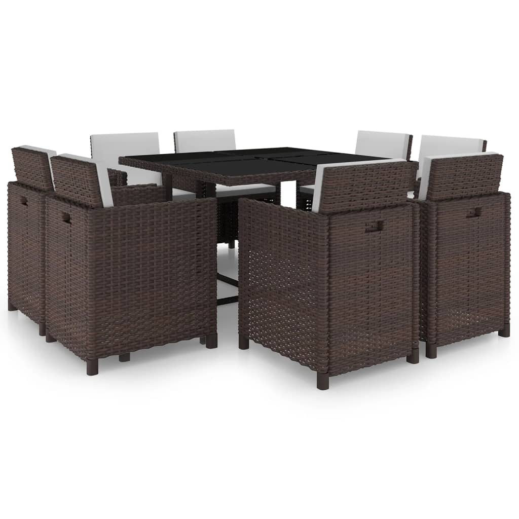 Latitude Run® Square 8 - Person Dining Set with Cushions | Wayfair
