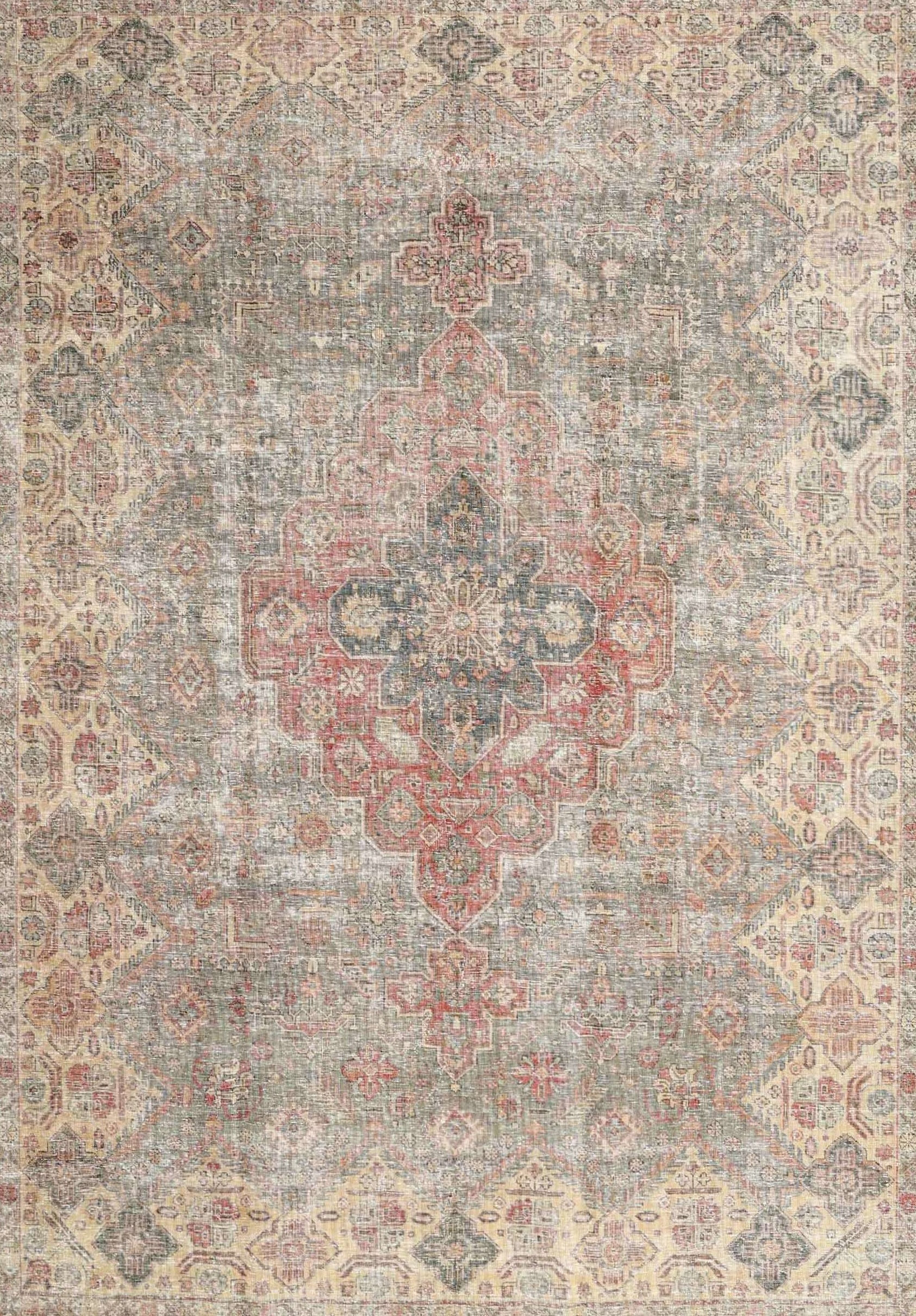 Bloomsbury Market Traditional Red/Brown/Beige Area Rug - Wayfair Canada