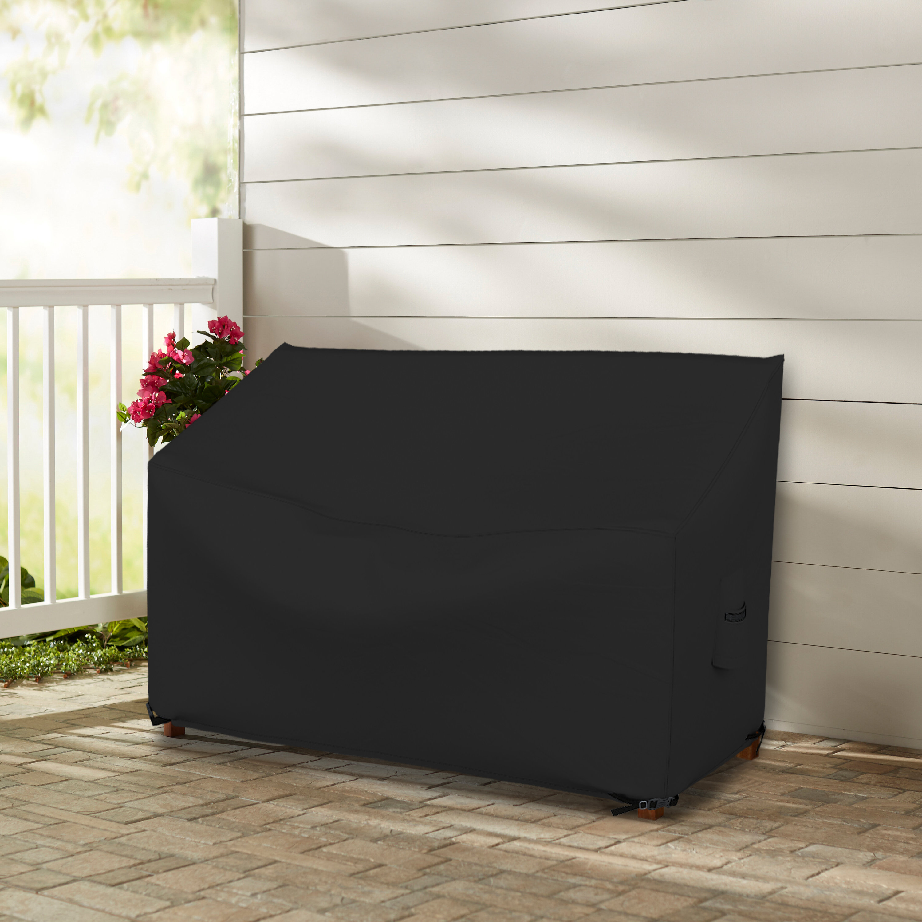 Arlmont & Co. Outdoor Patio Bench Cover, High Density Multipurpose ...