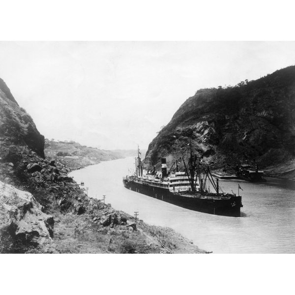 Longshore Tides The Panama Canal History (36 X 24) | Wayfair
