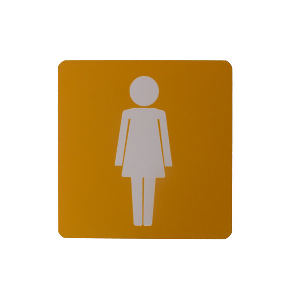 FixtureDisplays Lavatory Sign | Wayfair