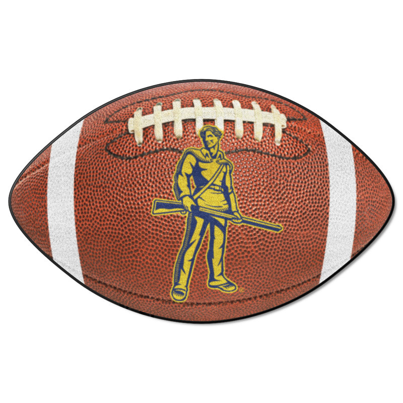 FANMATS West Virginia Mountaineers Football Kitchen Mat | Wayfair
