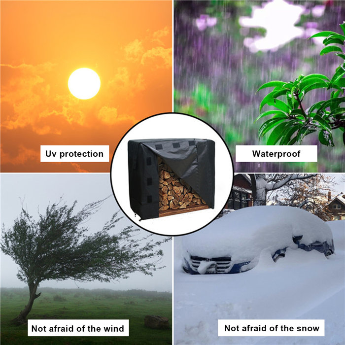 Rebrilliant 24'' W x 48'' D Log Store Cover | Wayfair